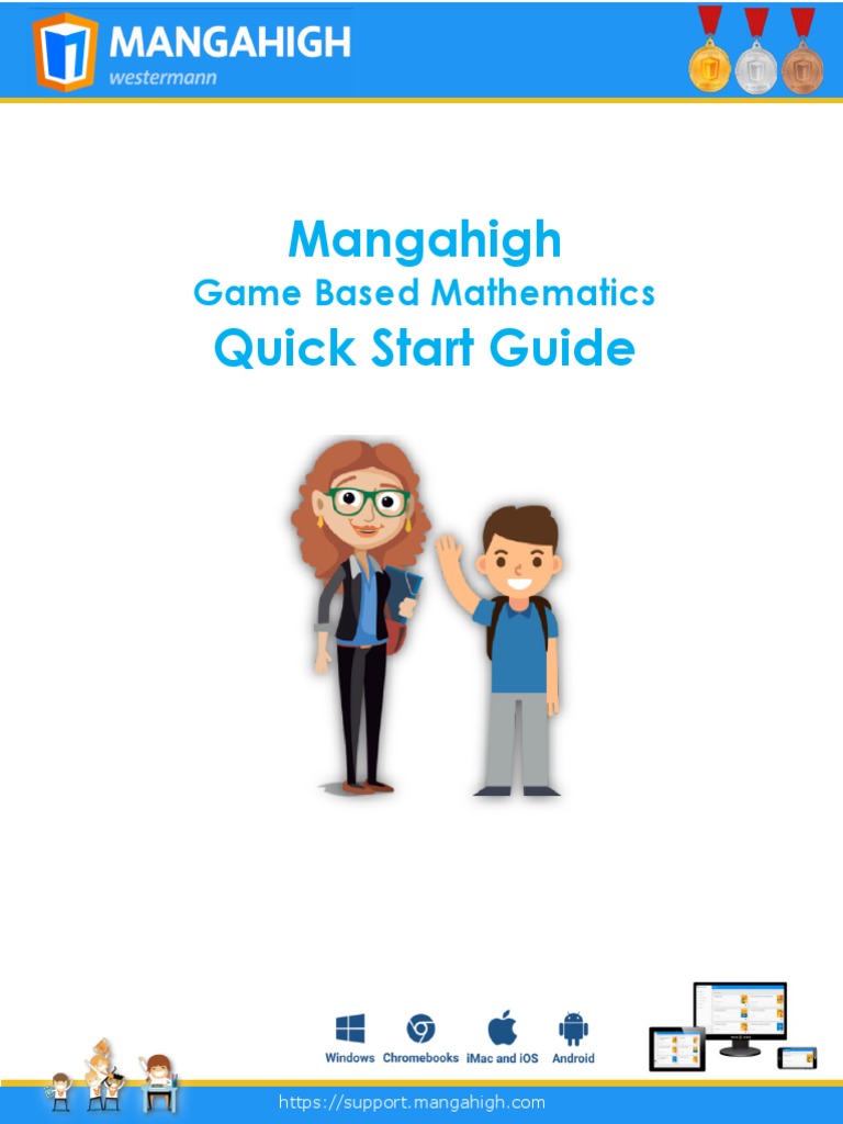 Mangahigh Quick Start Guide - v4 | PDF | Password | Icon (Computing)