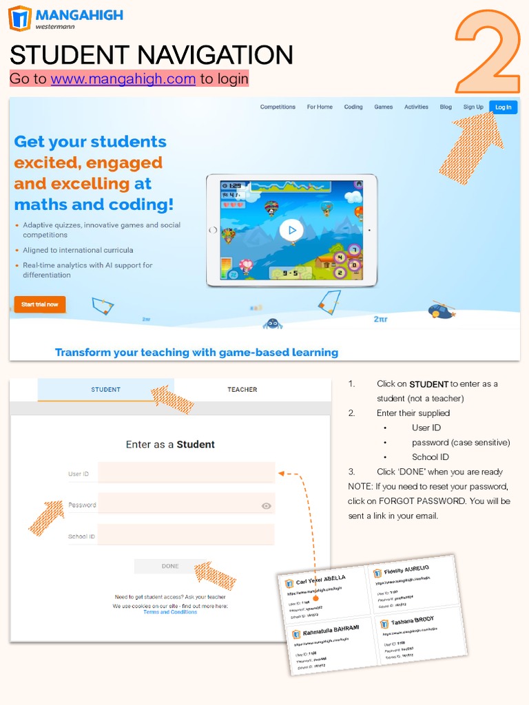 Student Navigation: Go To To Login | PDF | Password | Communication