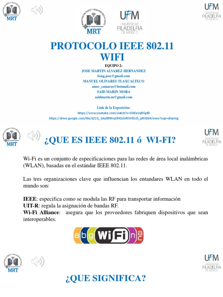 Protocolo IEEE 802.11: Wi-Fi y estándares | PDF | Wifi | Ieee 802.11