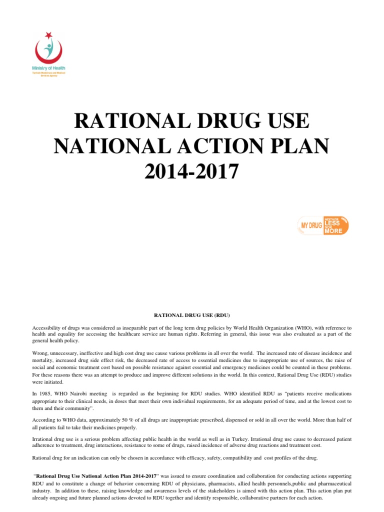 Rational Drug Use National Action Plan 2014-2017 | PDF | Antimicrobial ...