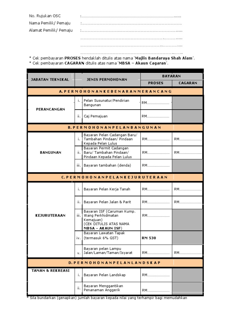 Lampiran Bil OSC | PDF