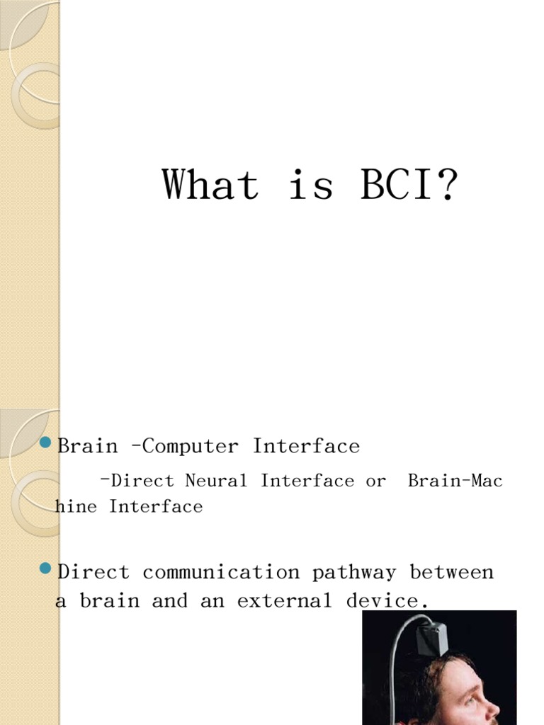Brain Machine Interface | PDF | Neuroscience | Nervous System