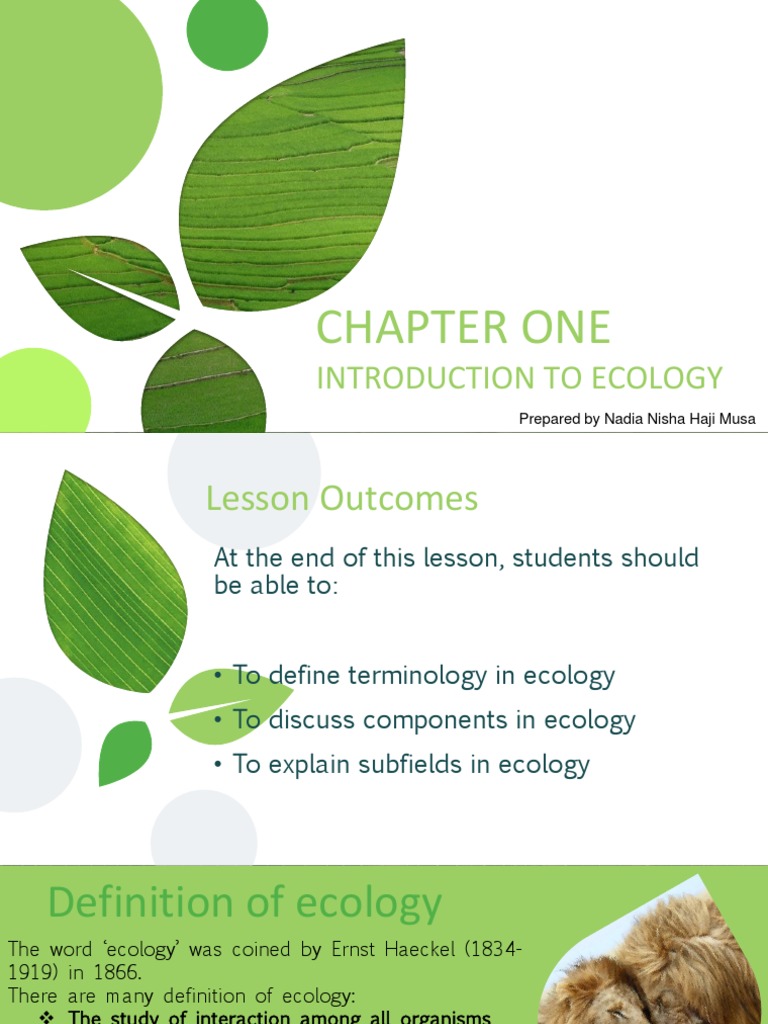 Introduction to Ecology Concepts | PDF | Ecology | Natural Environment