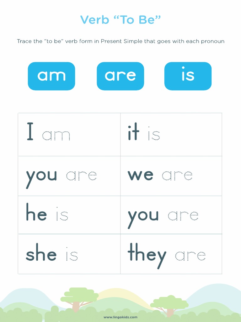 Verb To Be Level One | PDF