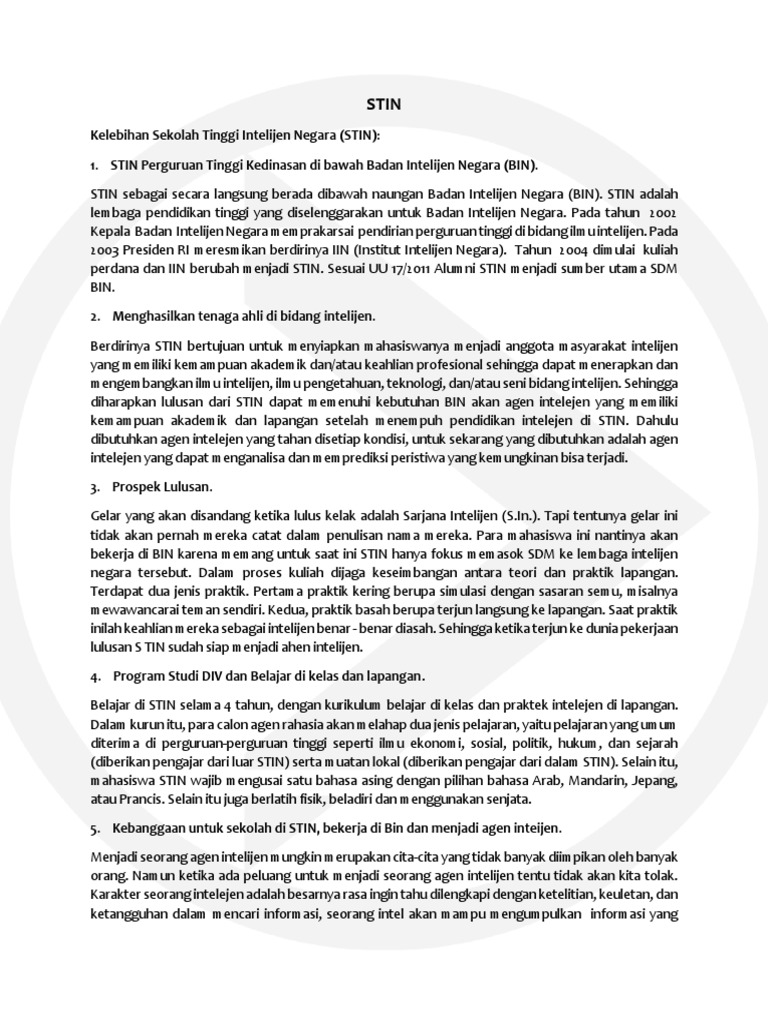 Stin PDF | PDF