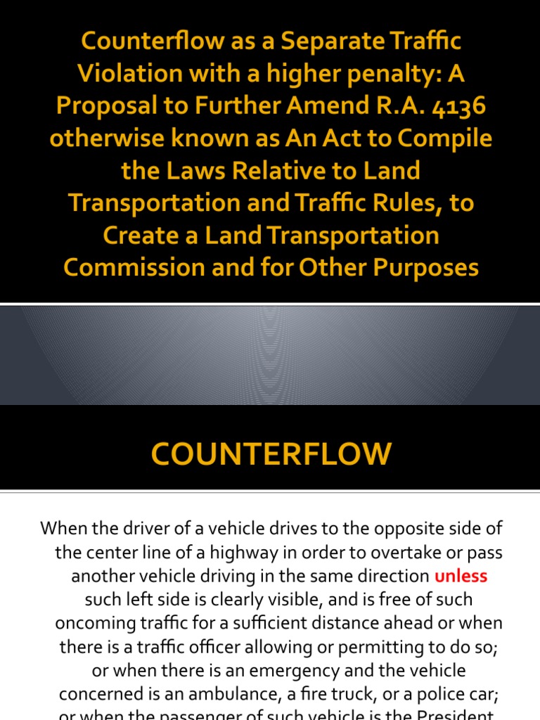 COUNTERFLOW | PDF | Traffic | Research Design
