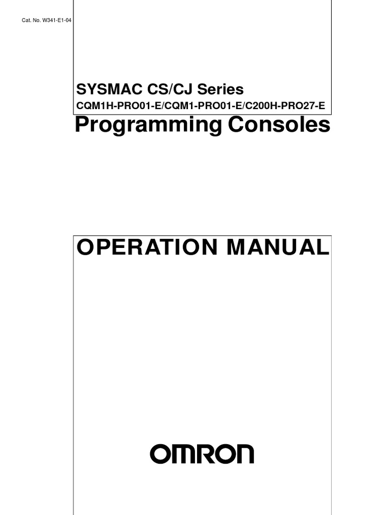ManualOperacion ConsolaProgramación PDF | PDF | Programmable Logic ...
