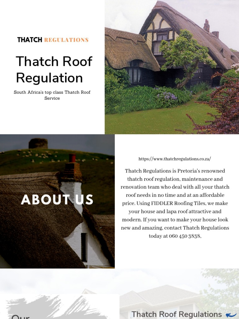 Thatch Roof Regulation | PDF
