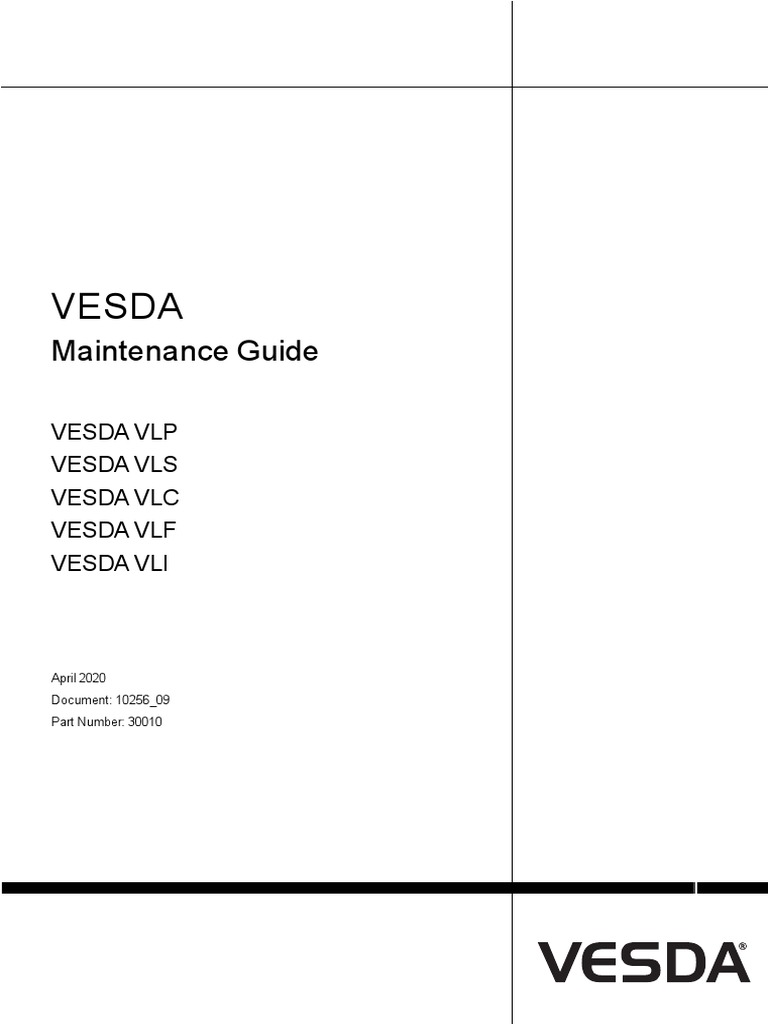 VESDA Maintenance Guide PDF | PDF | Indemnity | Electromagnetic Interference