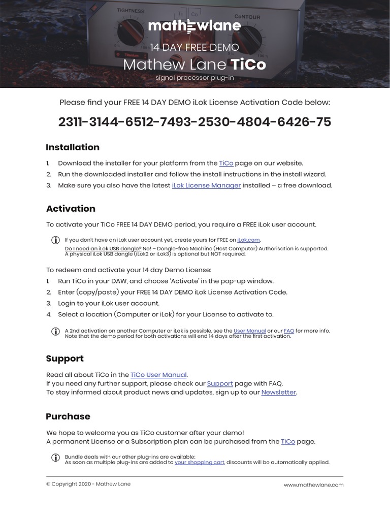 Mathew Lane TiCo FREE 14 DAY DEMO | PDF | Computers | Technology ...