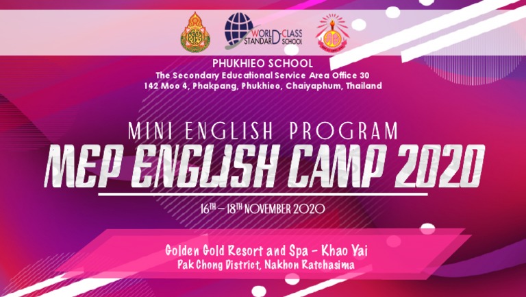 Mini English Program: Golden Gold Resort and Spa - Khao Yai | PDF