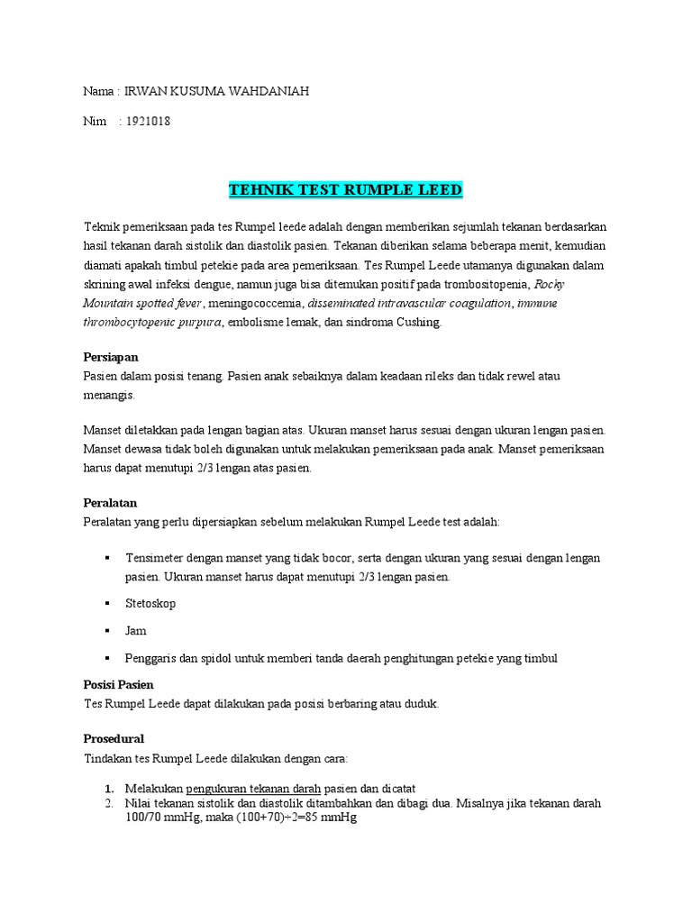 Resume Tes Rumple Leed | PDF | Pengembangan Diri