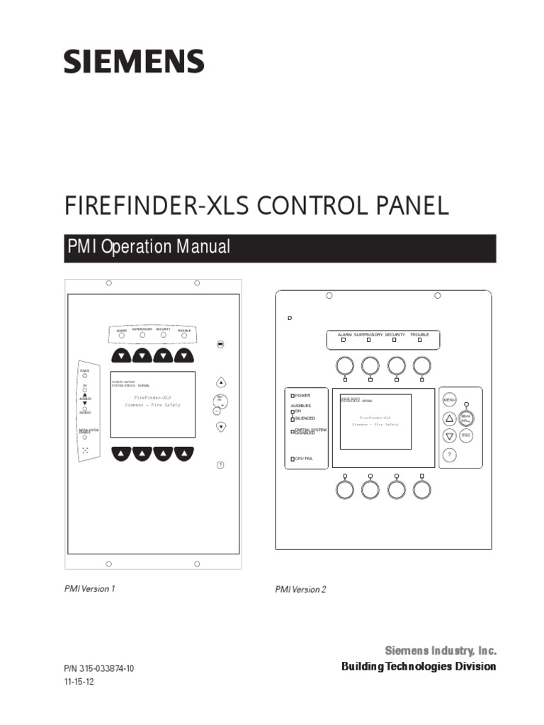 FireFinder-XLS PMI Operation Manual | PDF | Network Interface ...