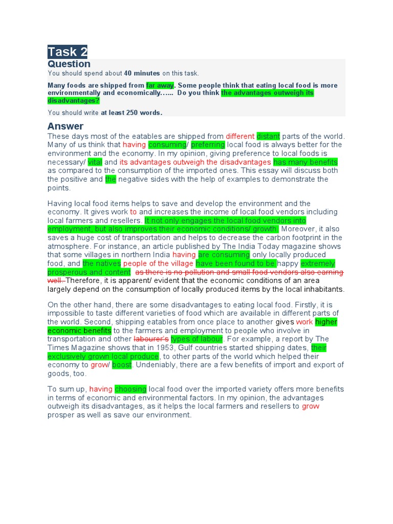 Local Food vs Imported Food: Environmental and Economic Benefits ...