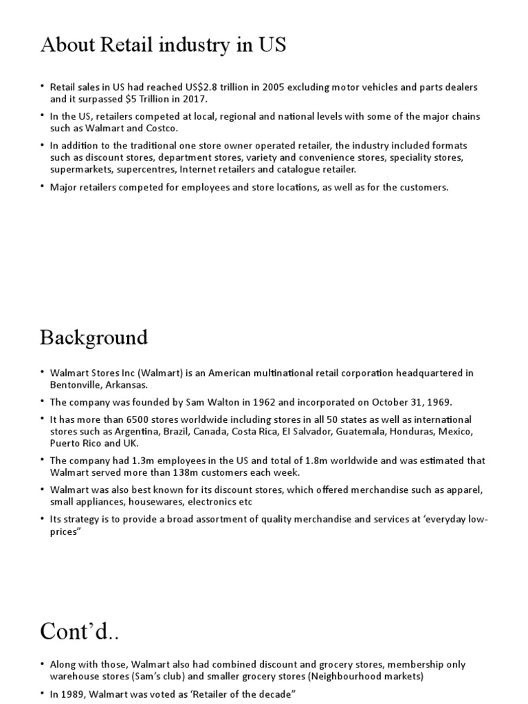 SCM at Walmart Background | PDF