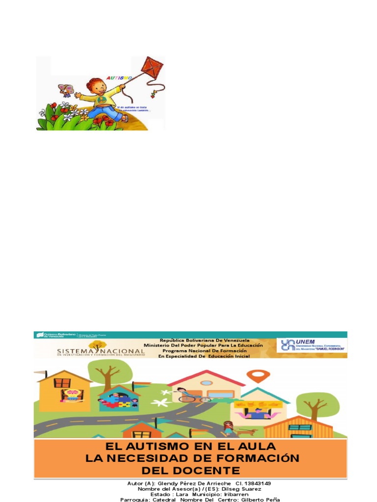 Inclusión del Autismo en el Aula | PDF | Espectro autista | Inclusión ...