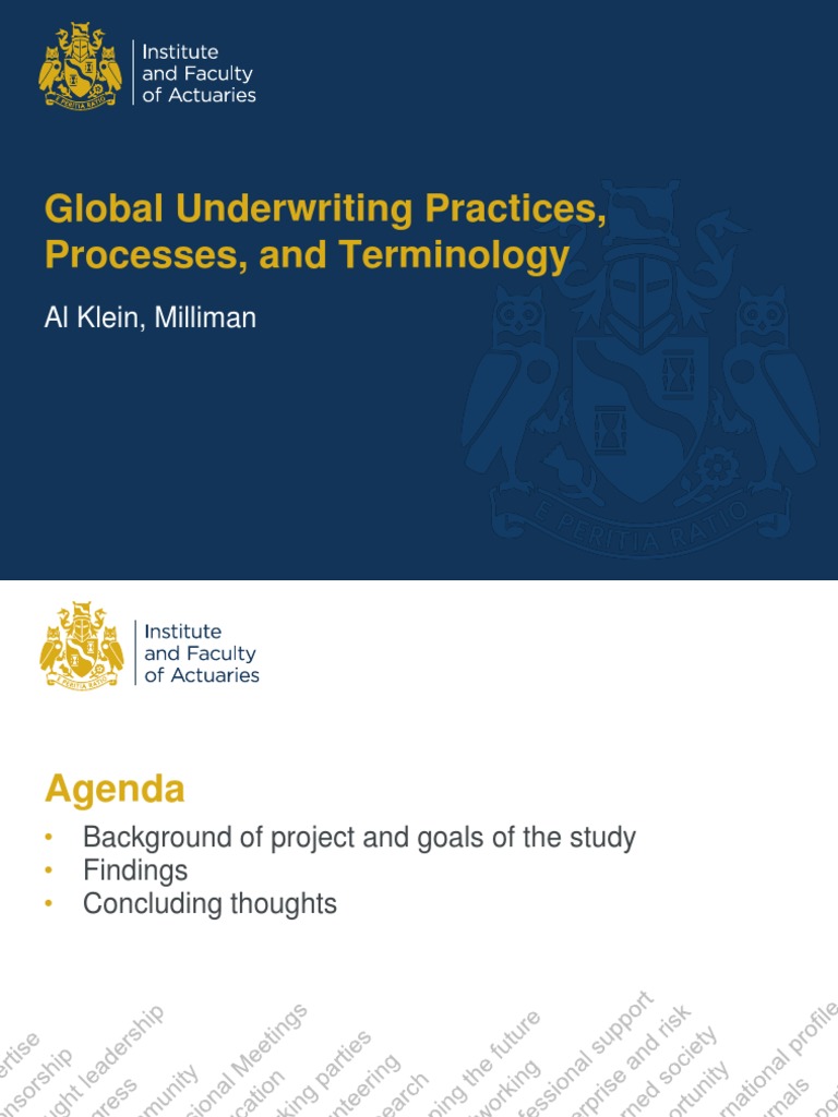Global Underwriting Practices Overview | PDF | Body Mass Index | Obesity
