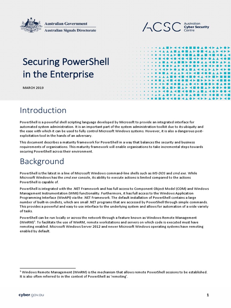 Securing Powershell Pdf Windows Registry Group Policy