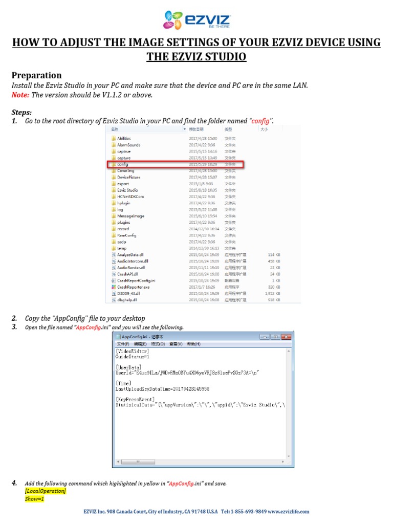 EZVIZ-How To Adjust The Image Setting of Your EZVIZ Device Using The ...