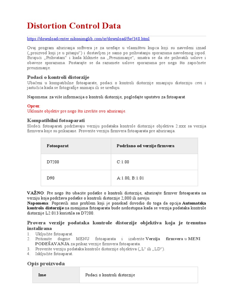 Distortion Control Data | Download Free PDF | Optical Devices ...