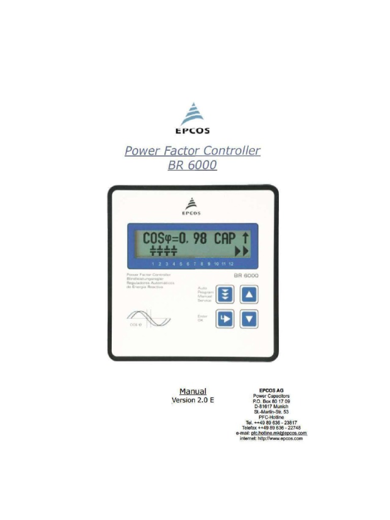 Manual BR6000 Epcos | PDF