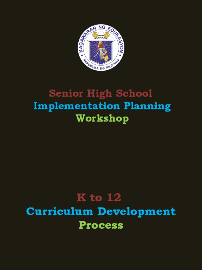 Senior High School Curriculum Guide | PDF | Science, Technology ...