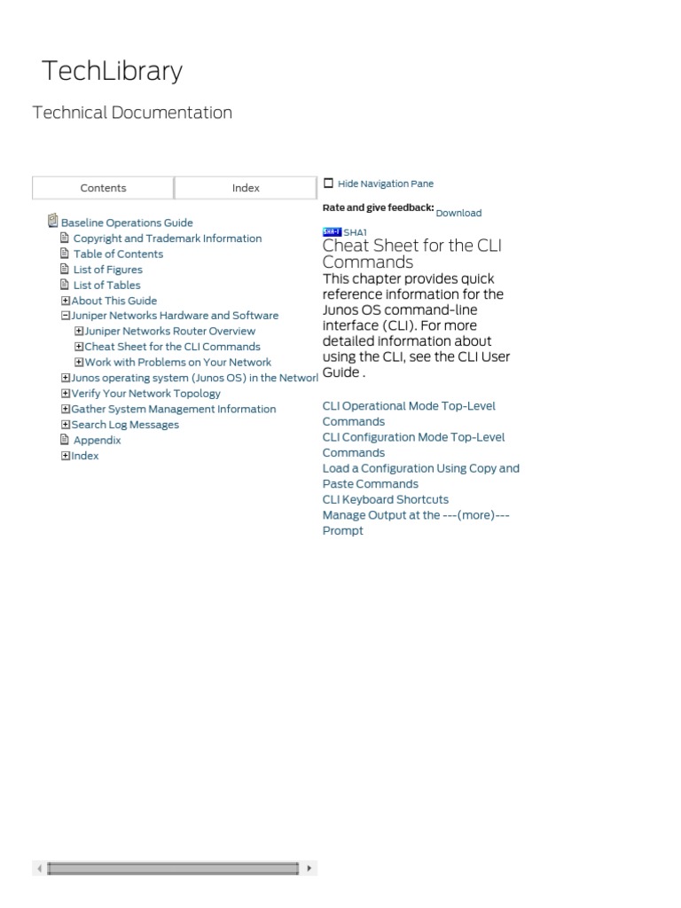 Baseline Operations Guide