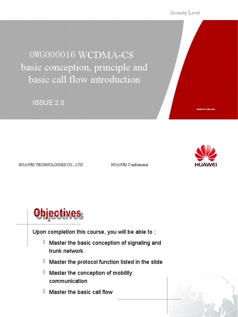 Wps0 01 01 Core Netwrok Basic Conception Principle And Basic Call Flow Introduction 20080304 B