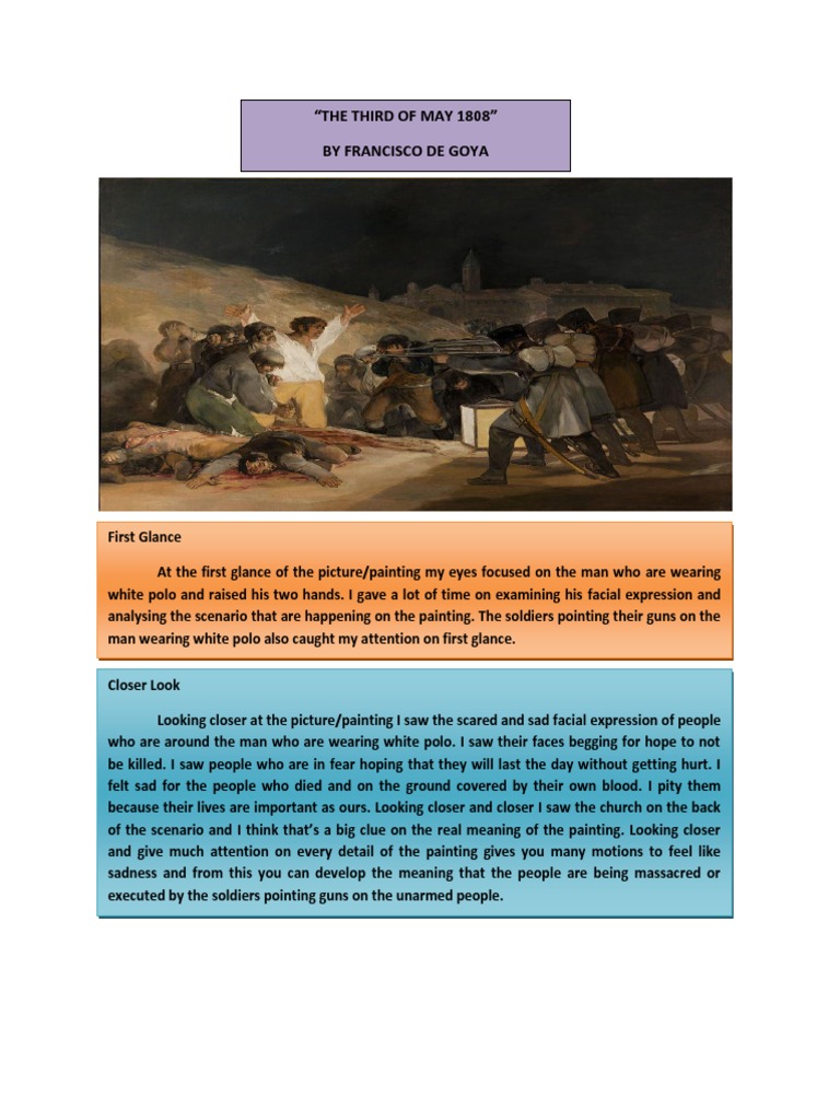 The Third of May Francisco Goya | PDF