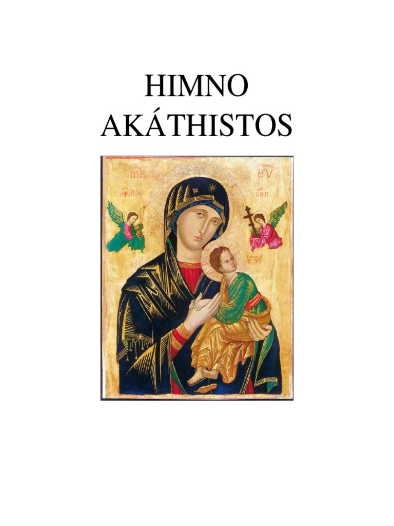 Akathistos Pps | PDF | María, madre de Jesús | Iglesia ortodoxa oriental