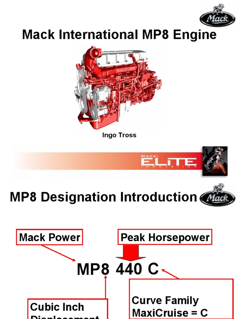 Datos Mack Truck | PDF | Fuel Injection | Turbocharger