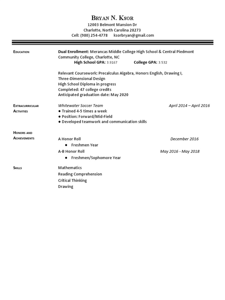 Bryan Ksor - Resume | PDF