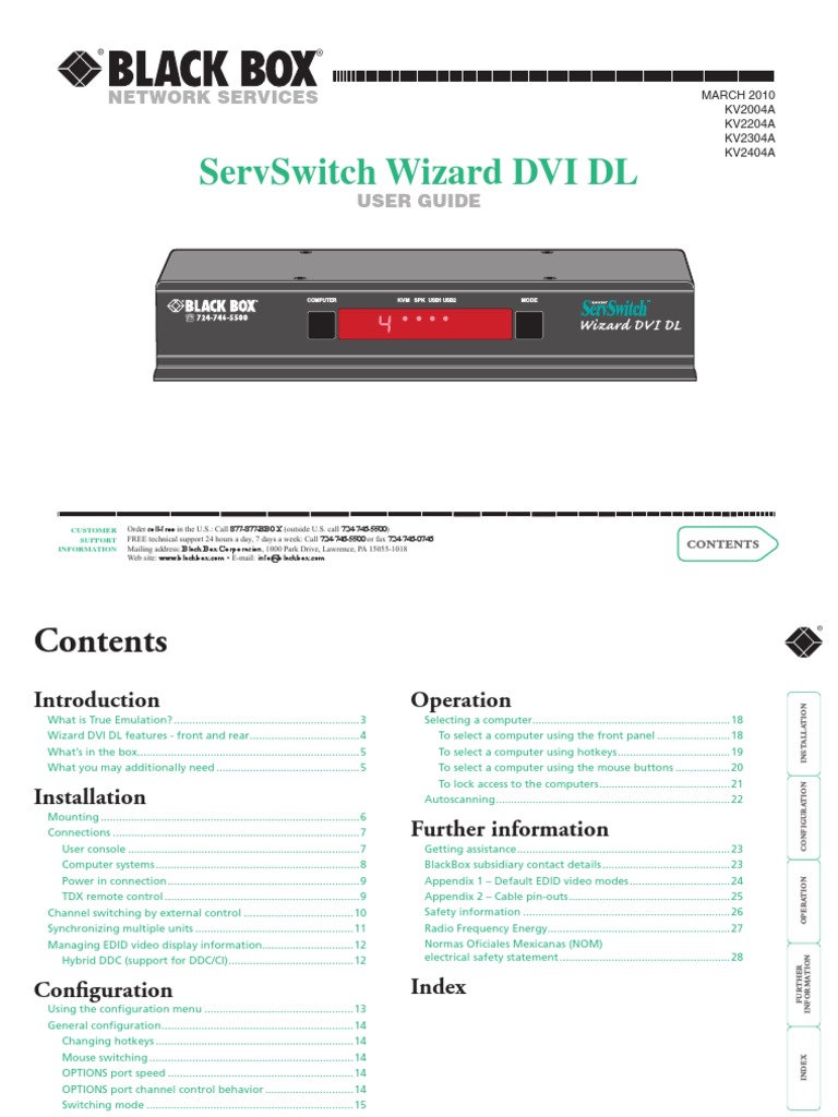 Servswitch Wizard Dvi DL: Network Services | PDF