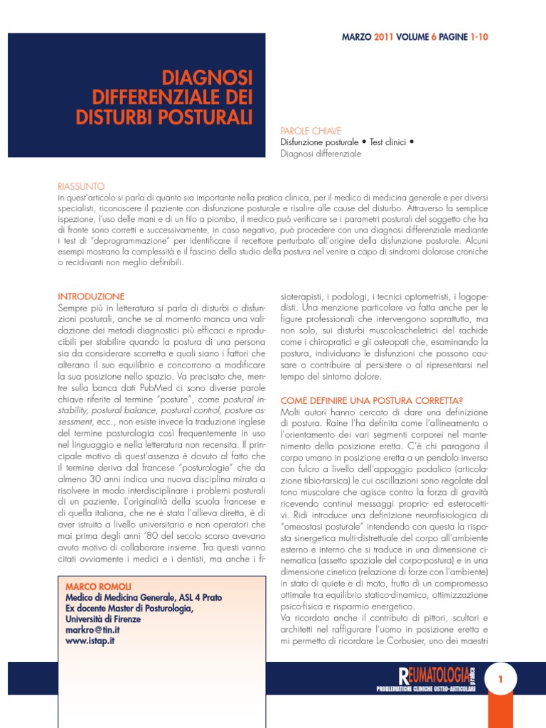 Romoli POSTURA | PDF