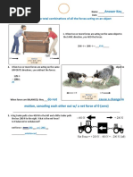 Net Force Worksheet | PDF