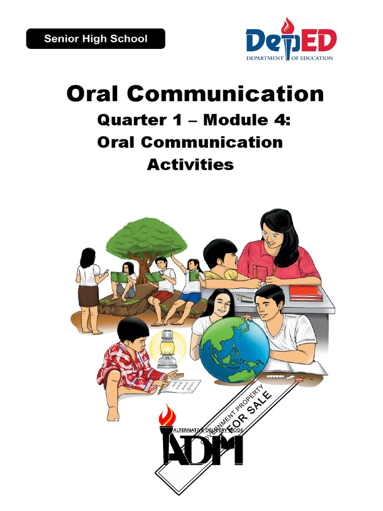 Quarter 1 - Module 4: Oral Communication Activities | PDF | Nonverbal ...