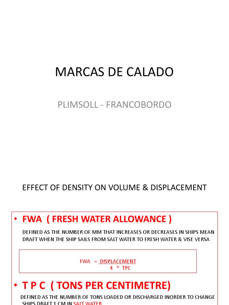 Marca de Francobordo y Disco Plimsoll | PDF | Arquitectura naval | Envío