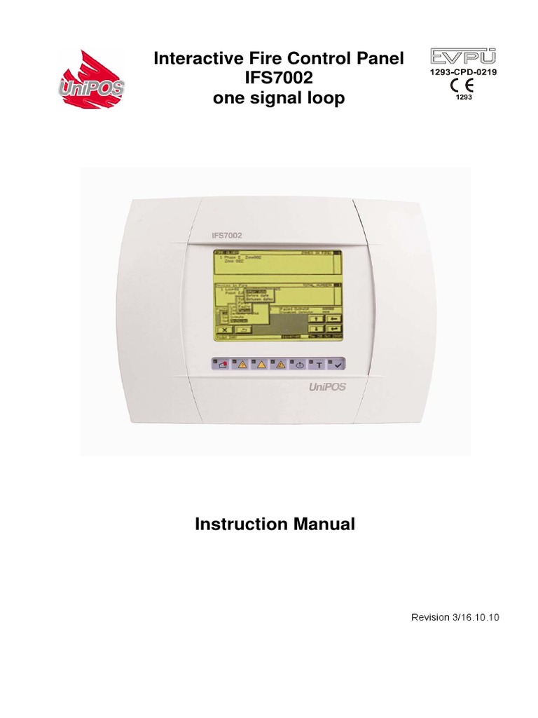 Instruction Manual IFS7002-1 v3 161010 | PDF | Input/Output | Menu ...