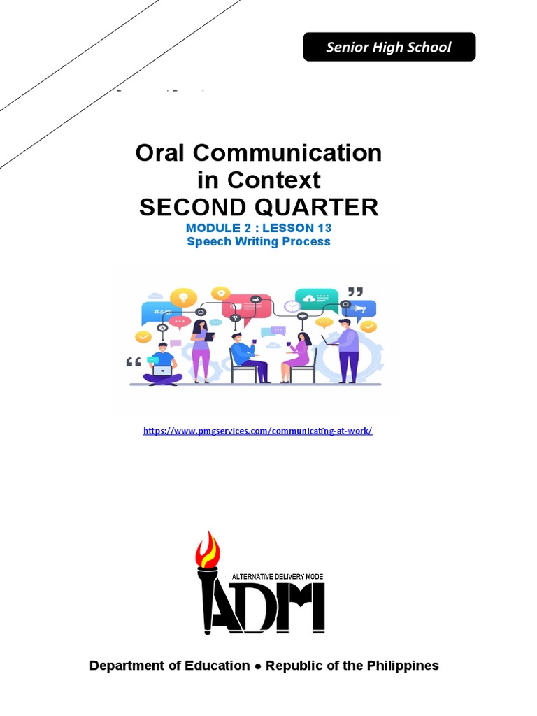 Oral Communication in Context Second Quarter: Senior High School | PDF ...