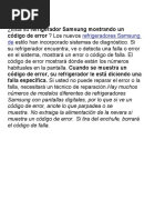 Codigos de Falla Mabe | PDF