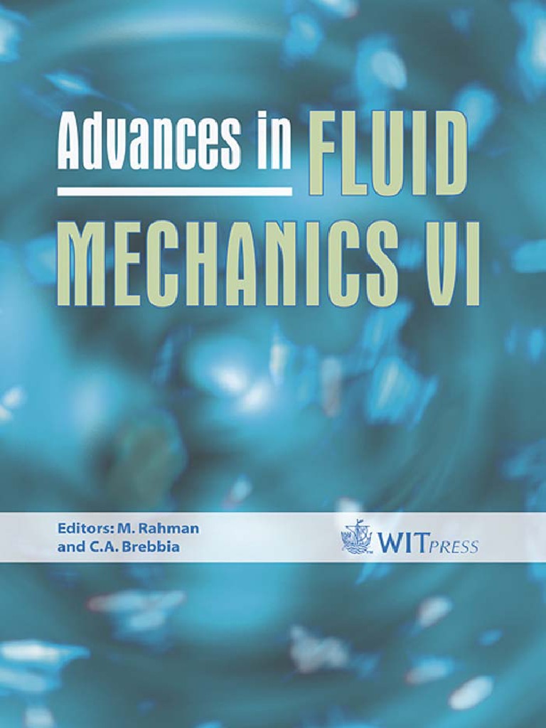 Advances in Fluid Mechanics VI PDF | PDF | Fluid Dynamics ...