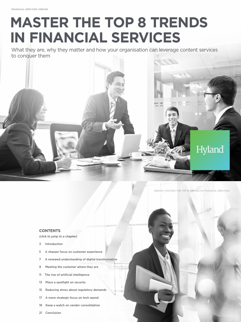 Master The Top 8 Trends in Financial Services | PDF | Artificial ...