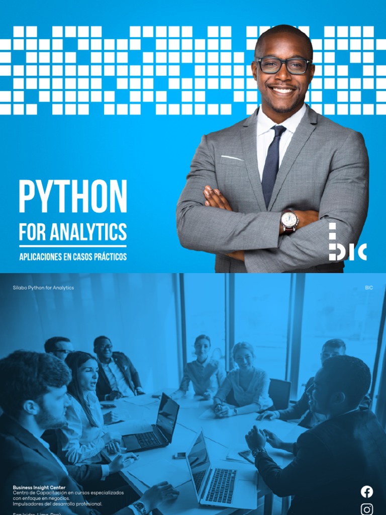 Sílabo Python For Analytics Experto Pdf Python Lenguaje De 9595