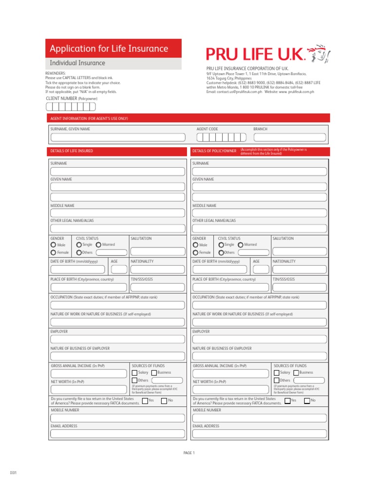 Application For Life Insurance | Download Free PDF | Life Insurance ...