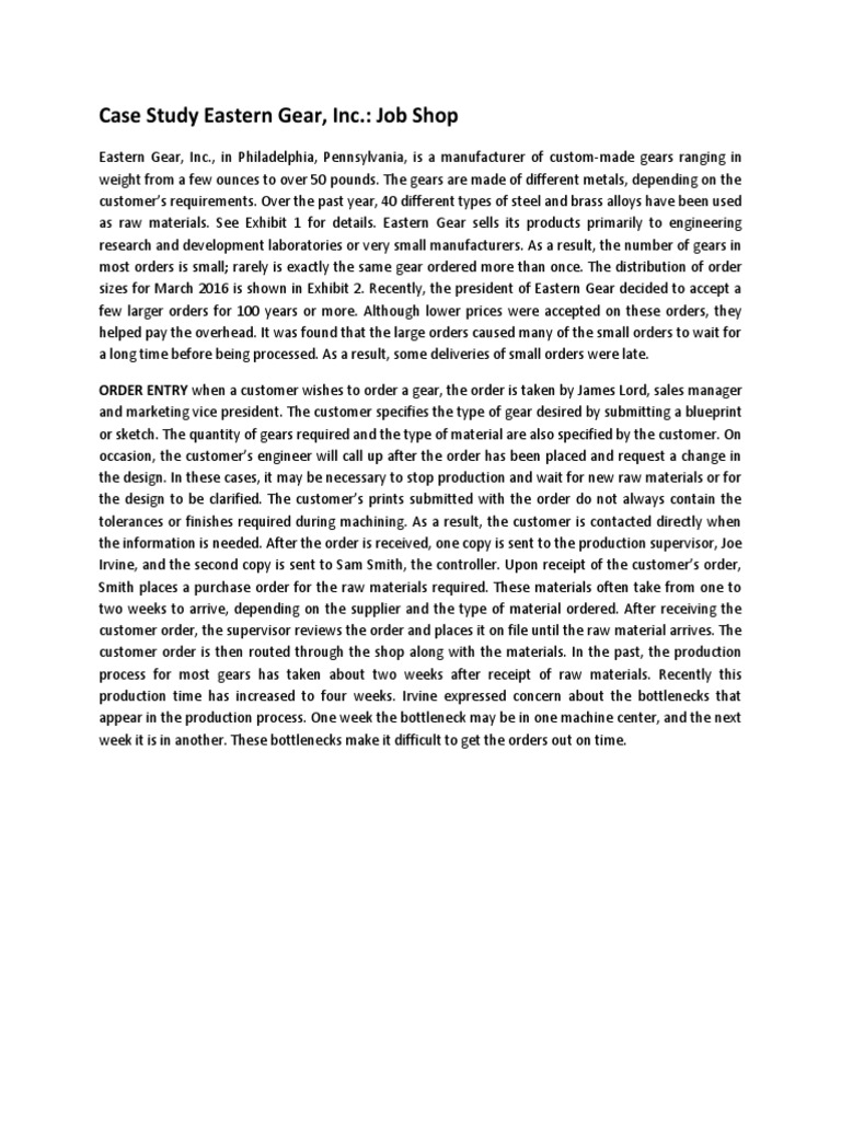 Case Study | PDF | Retail | Gear