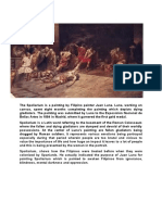 Juan Luna's Spoliarium: Art Analysis | PDF