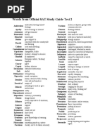 C1-C2 Vocabulary List | PDF