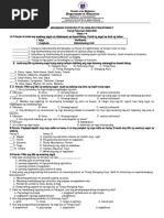 2nd Quarter Exam in AP 7 With Answer | PDF