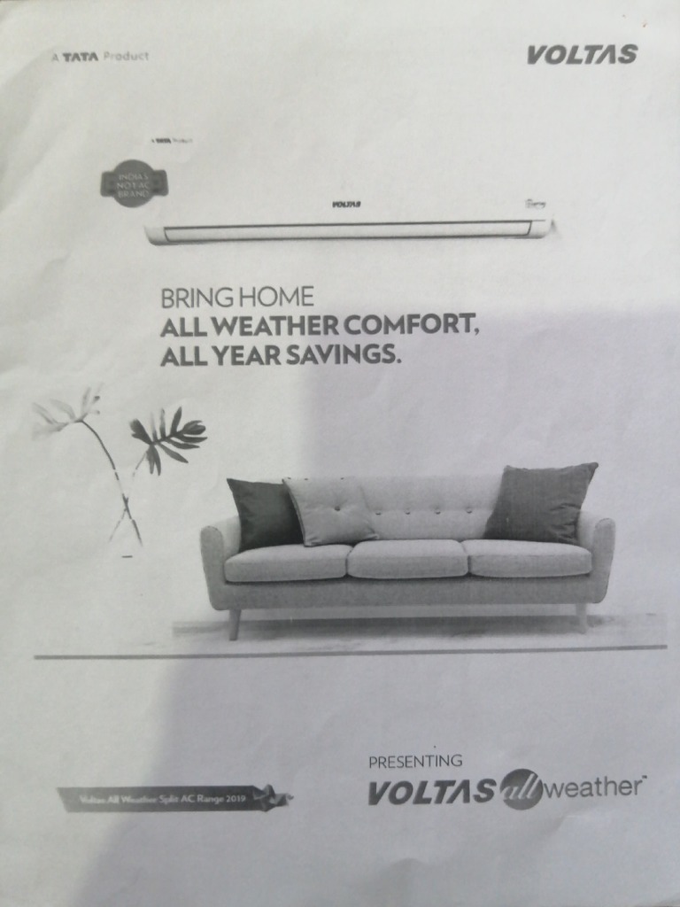 VOLTAS Wall Mounted Air Conditioners USER MANUAL (Inverter Series ...