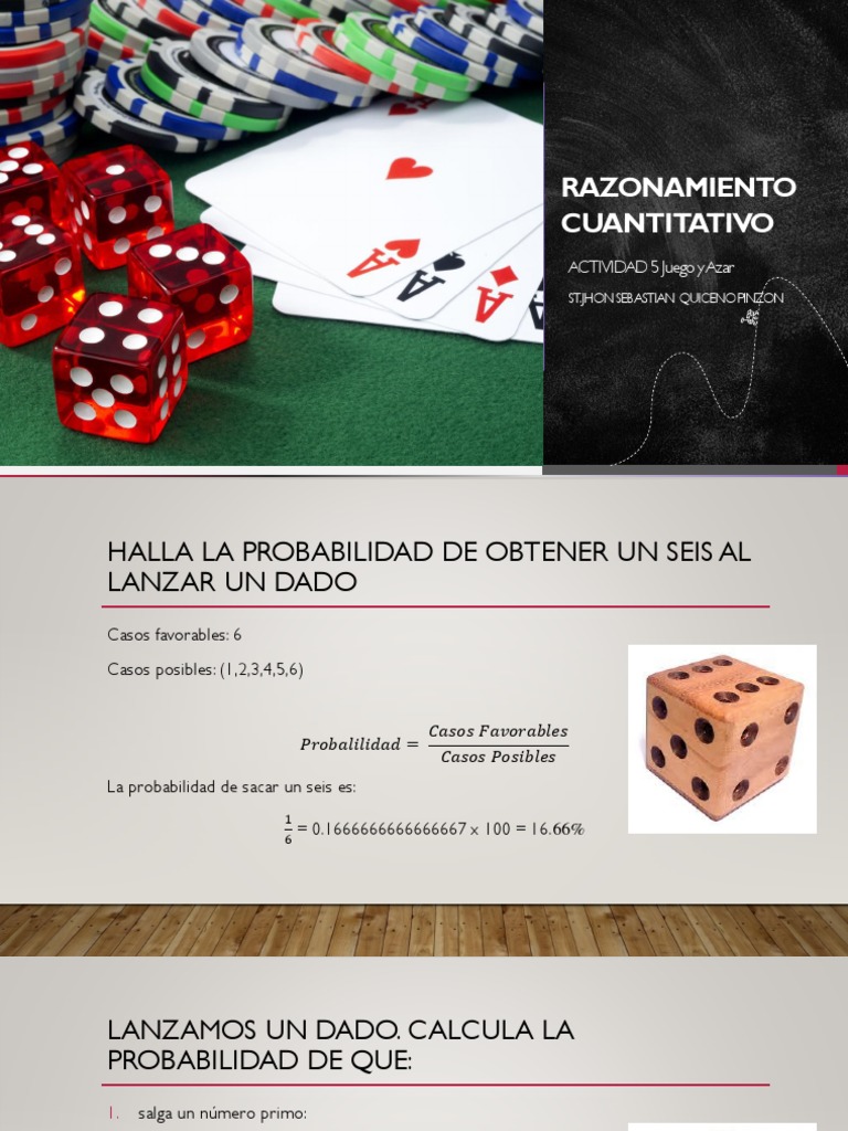 Actividad 5 Azar y Juego | PDF | Enseñanza de matemática | Ocio